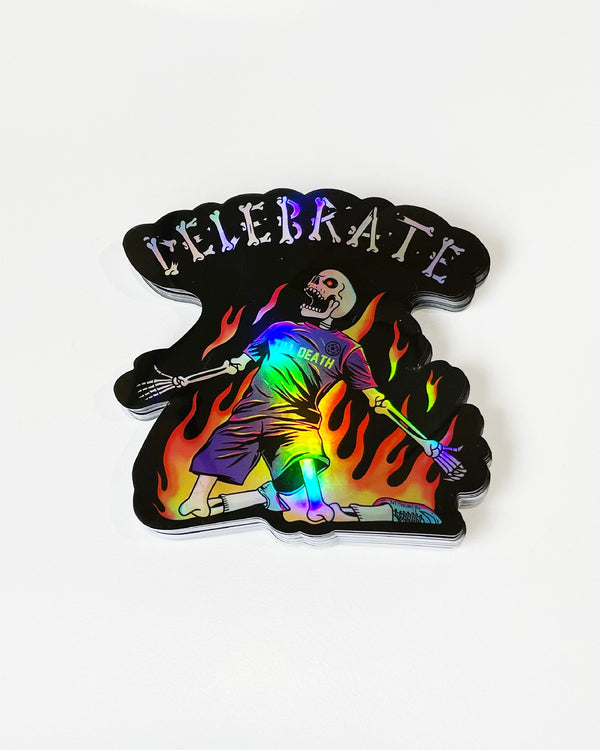 Celebrate Sticker - The Football Life | On & Off The Pitch